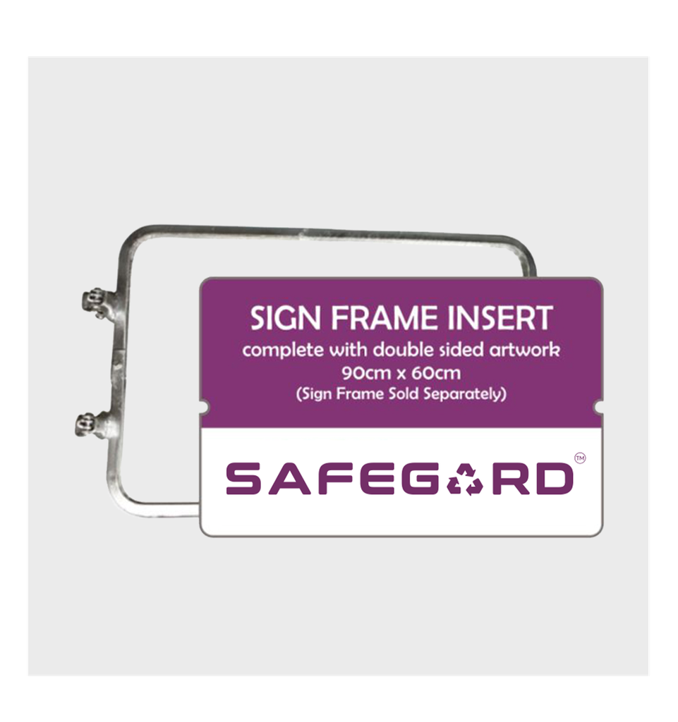 Sign Frame Insert - Available for Same day delivery